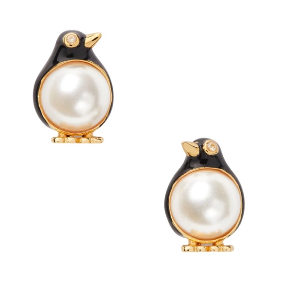 kate spade | Jewelry | Kate Spade Penguin Pearl Earrings | Poshmark